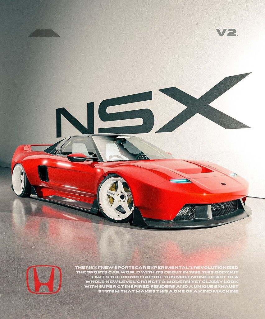 Nuevo body kit NSX - Noticias y novedades - ClubJapo