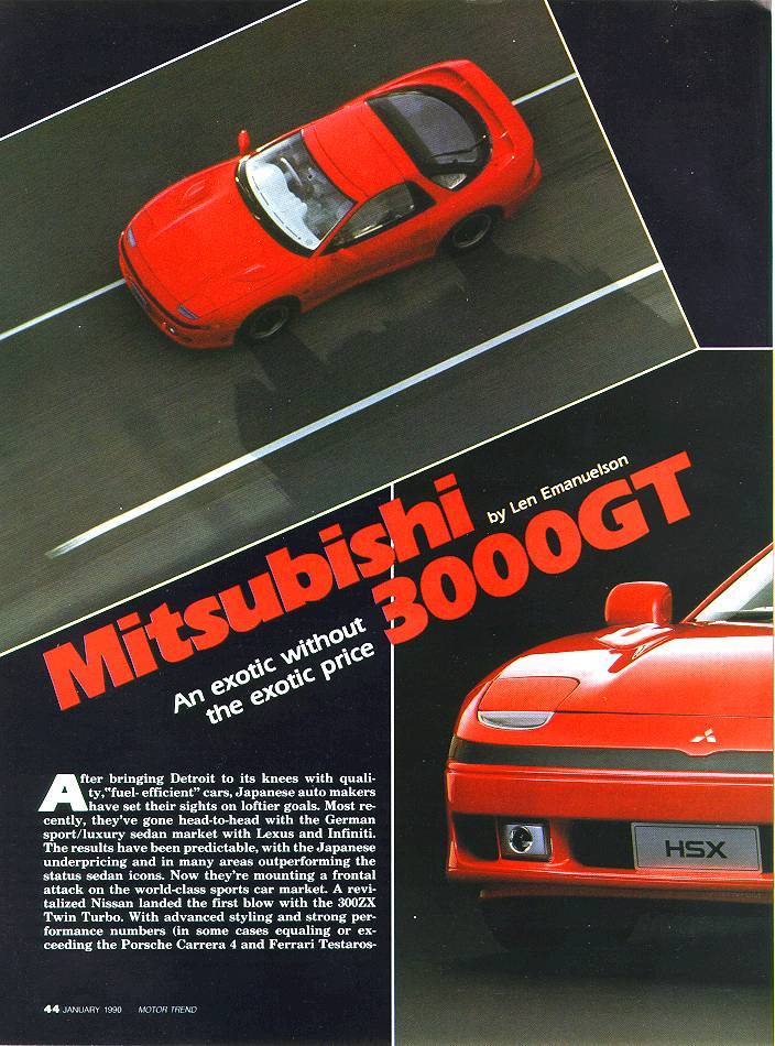 Curiosidades 3000GT - ClubJapo - ClubJapo